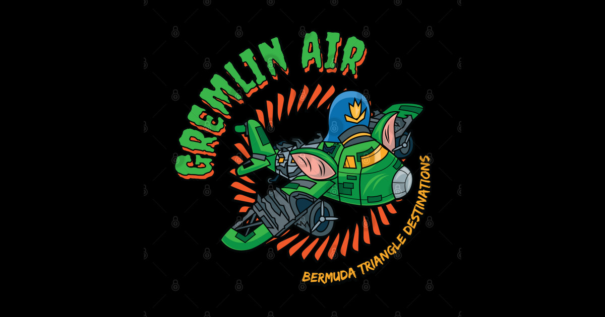 Gremlin Airlines - Gremlin Airlines - Sticker | TeePublic