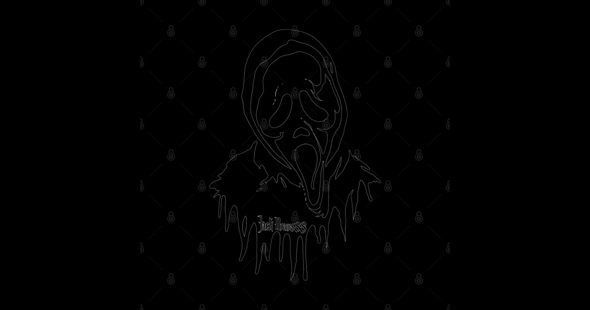 Ghostface decal scream movie - Ghostface - Posters and Art Prints ...
