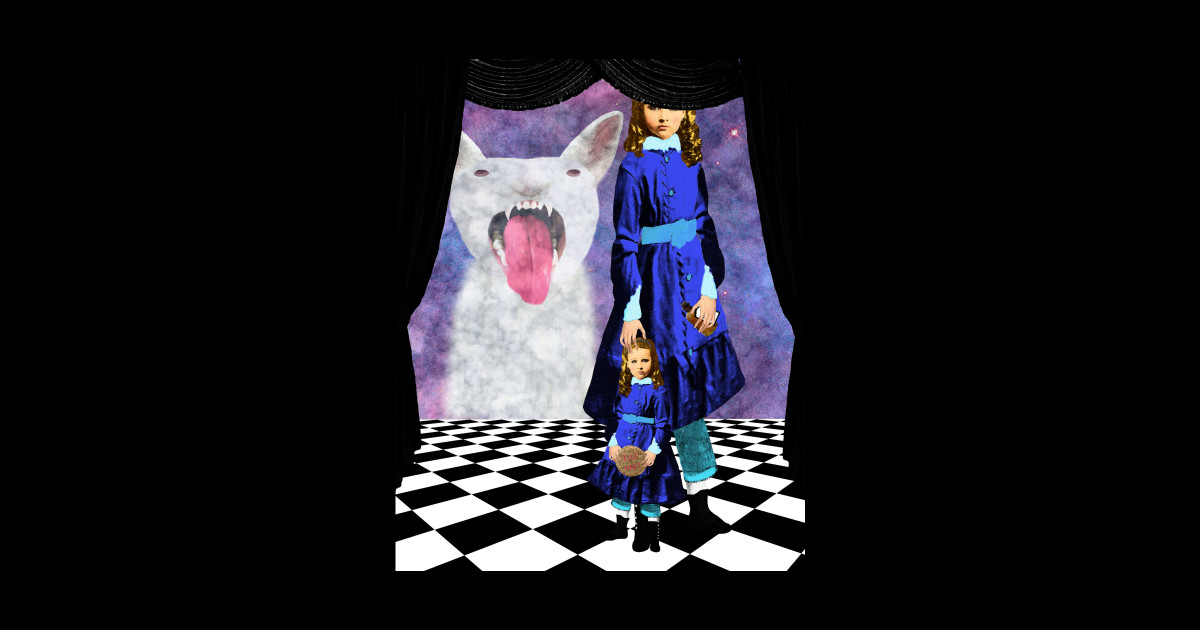 Alice Tall and Alice Small - Surreal - Sticker | TeePublic