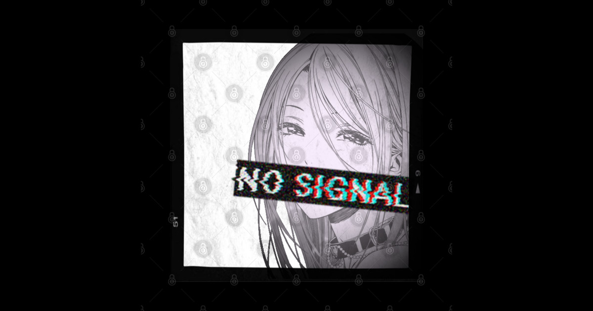 No Signal - Anime - T-Shirt | TeePublic