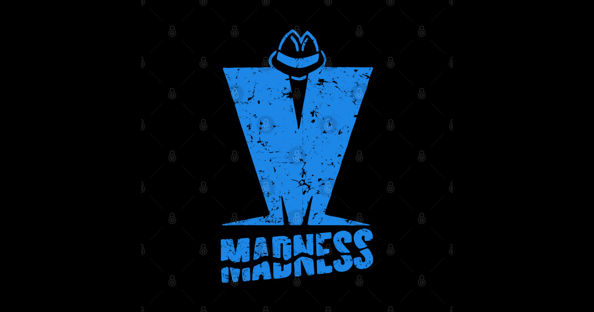 Madness - Retro Blue - Madness - Sticker | TeePublic