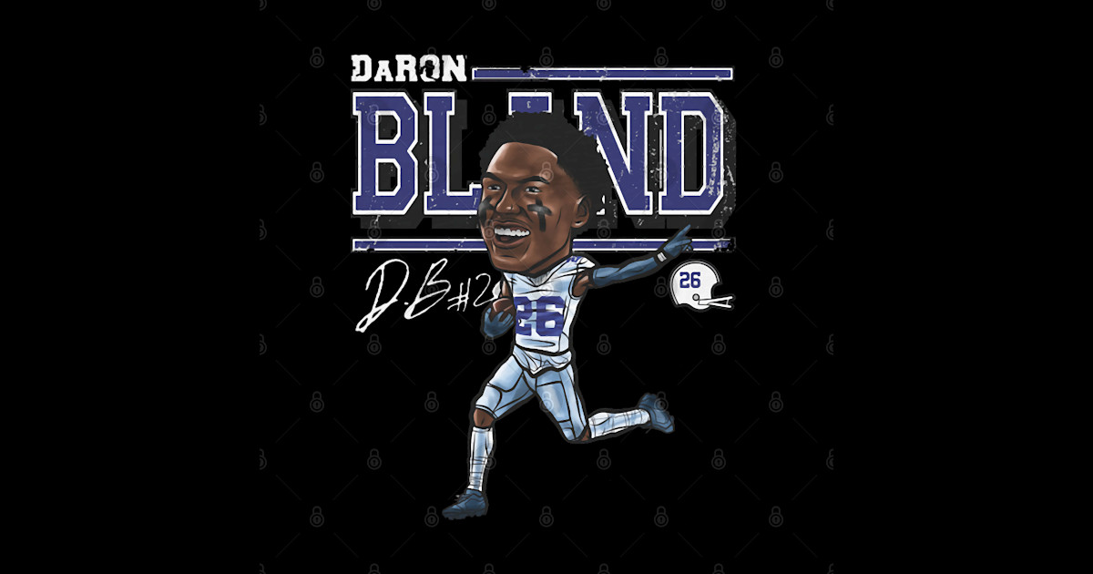 Daron Bland Dallas Cartoon - Daron Bland - Sticker | TeePublic