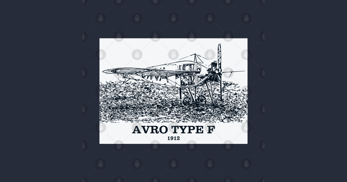 Avro Type F 1912 Aircraft - Avro Type F - T-Shirt | TeePublic
