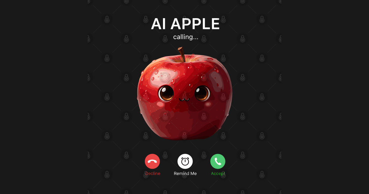 Ai Apple Meme Calling - Ai Apple Meme Calling - T-Shirt | TeePublic
