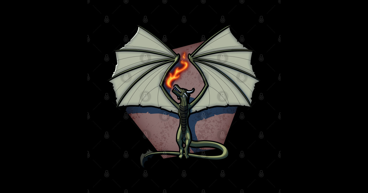 Dragon Logo - Dragon - Sticker | TeePublic