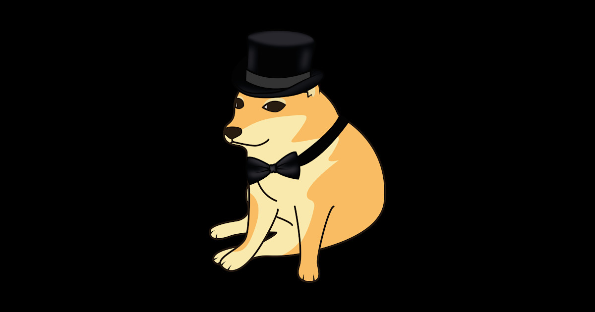 elegant cheems puppy - Cheems - Posters and Art Prints | TeePublic