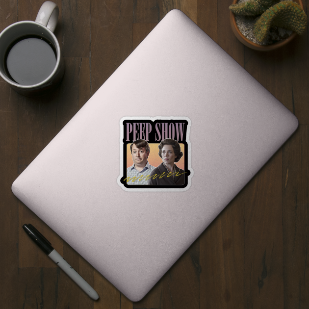 Peep Show Meme - Retro Fan Artwork - Peep Show - Sticker | TeePublic