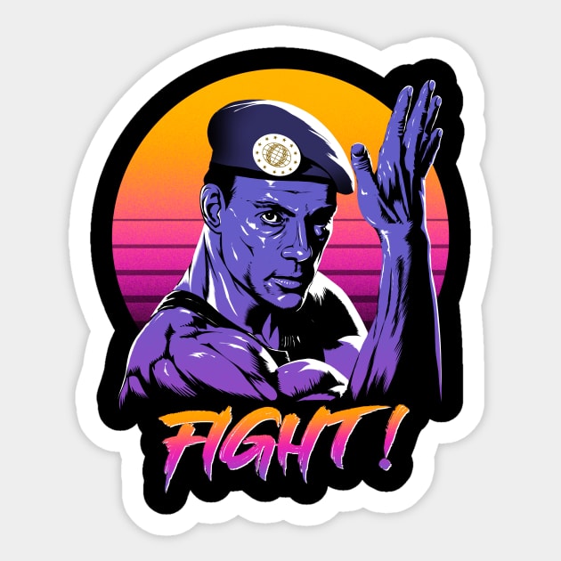 Fight! - Street Fighter - Sticker | TeePublic
