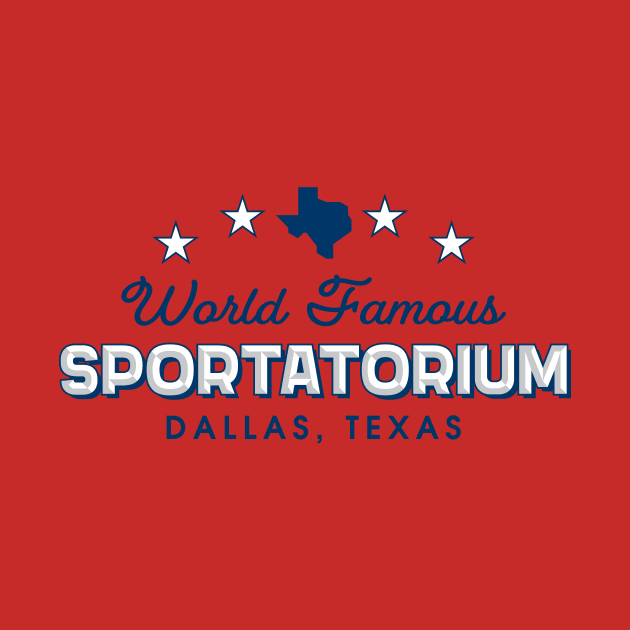 Dallas Sportatorium - The World Famous! - Von Erich - T-Shirt | TeePublic