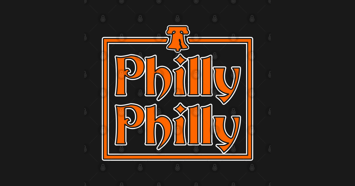 Philly Philly Orange and Black T-shirt - Orange And Black Philly Philly ...