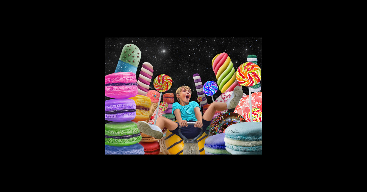 Childhood Sweetness Candy Boy 2 - Candyland - Sticker | TeePublic