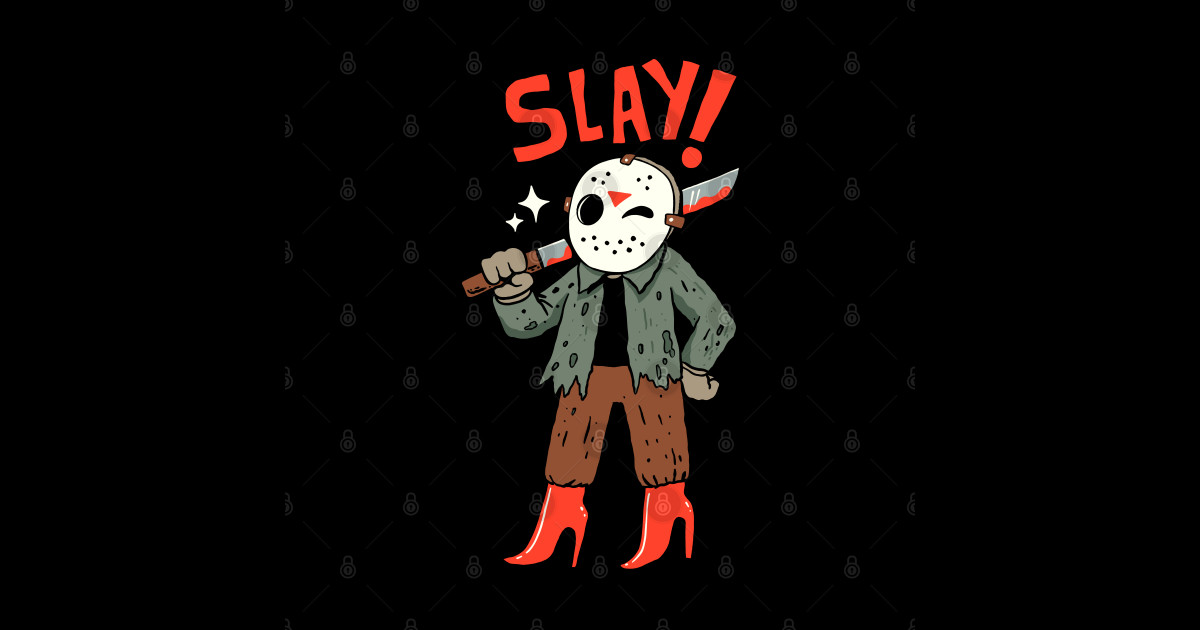 Slay - Horror Movie - Sticker | TeePublic