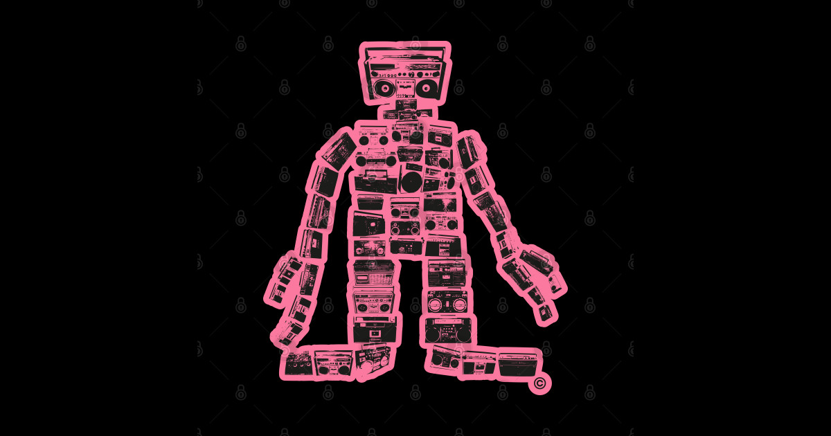 „Boombastic Giant“. Gigantic Hip Hop Robot. Boombox Monster. - Ghetto ...