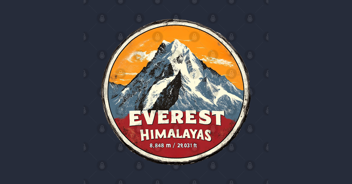 Mount Everest - Nepal - Mount Everest - T-Shirt | TeePublic