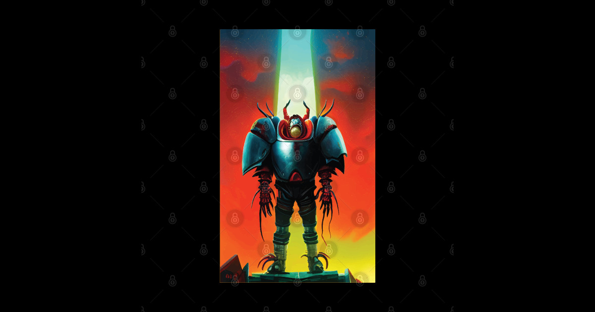 Human Crawfish Space Suit - Human Crawfish Space Suit - Posters and Art ...