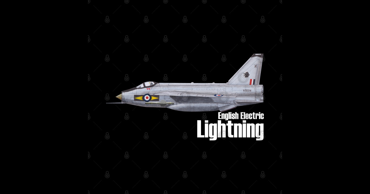 English Electric Lightning - Ee Lightning - Sticker | TeePublic
