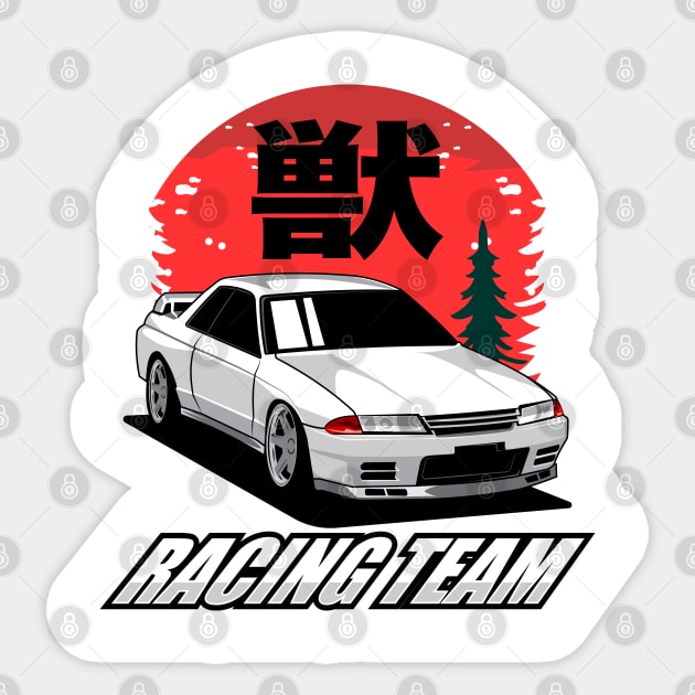 GTR R32 Legend JDM Car - Gtr R32 - Sticker | TeePublic