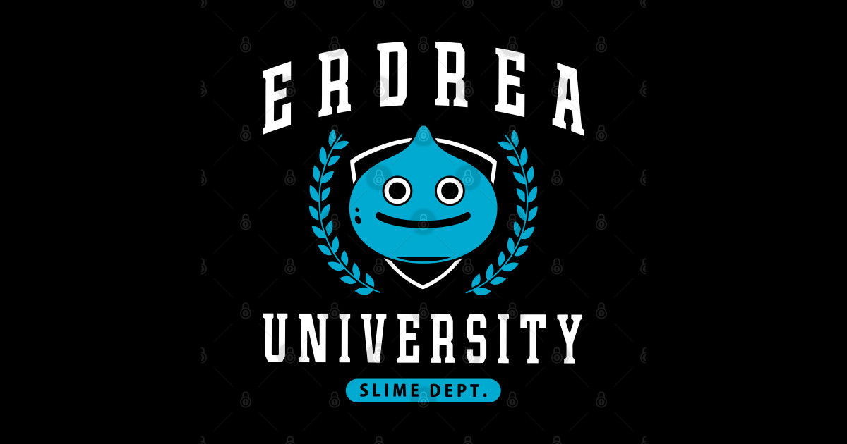 Erdrea Slime University Emblem - Dragon Quest - Sticker | TeePublic