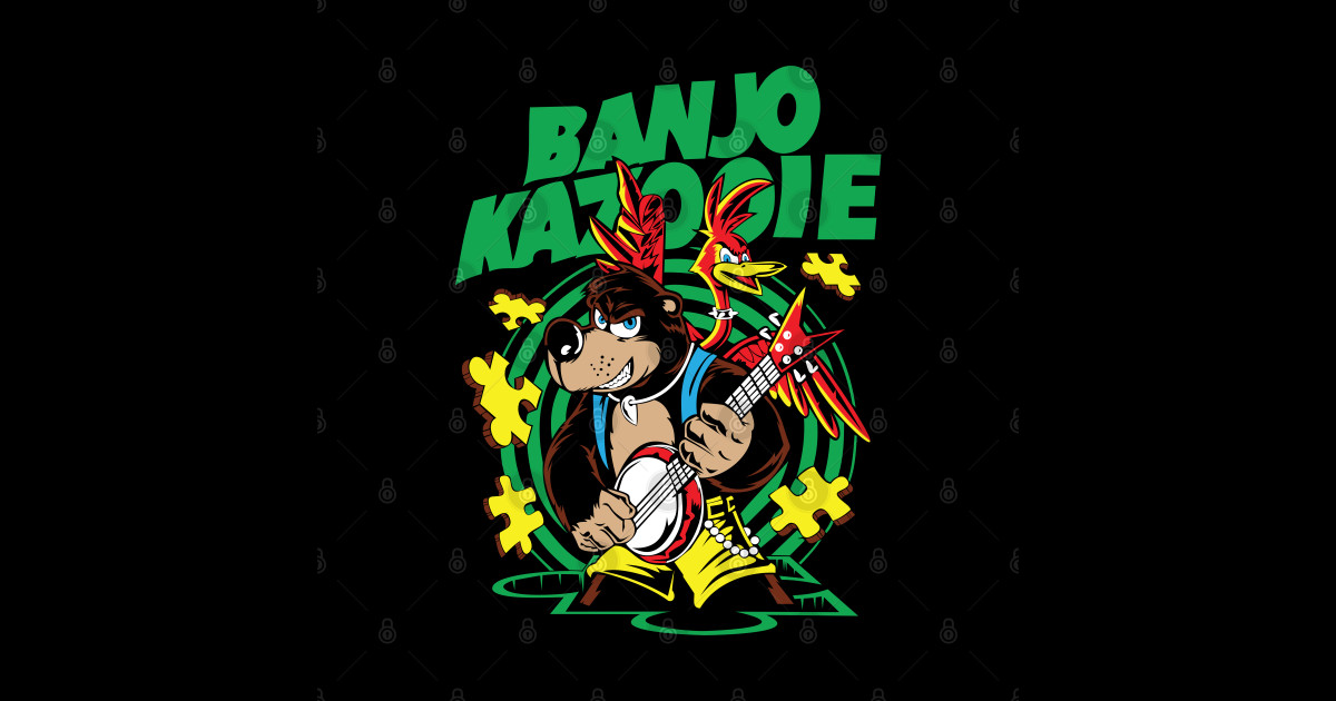 Banjo - Classic Games - Sticker | TeePublic