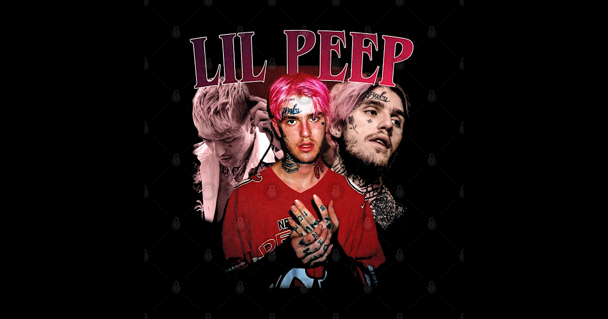Lil Peep Retro Collage - Lil Peep - Posters and Art Prints | TeePublic