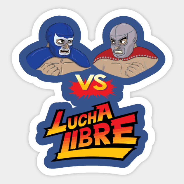 Lucha Libre - Lucha Libre Fighter - Sticker | TeePublic