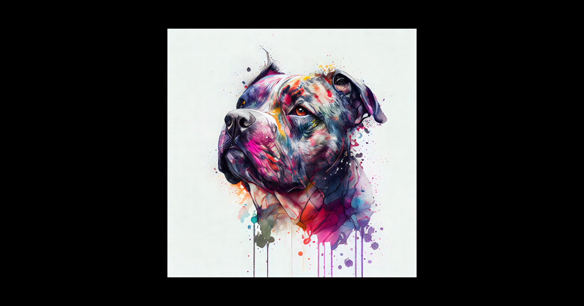 Colorful Dog - Colorful Dog - Sticker | TeePublic