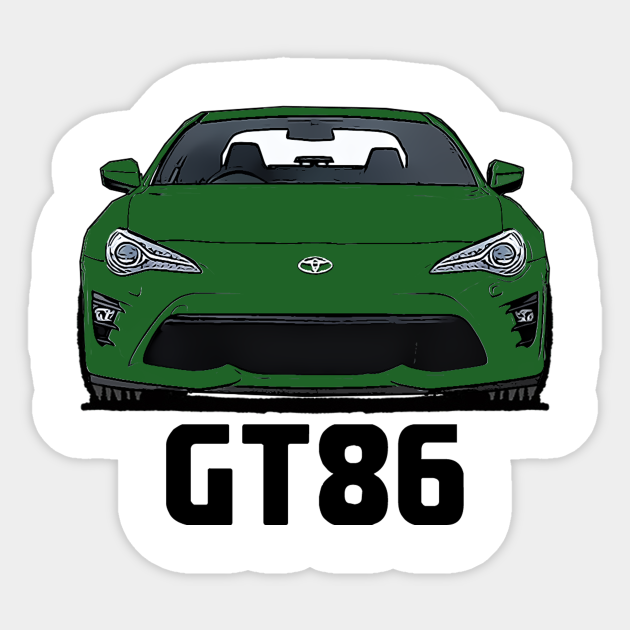 Toyota GT86/Subaru BRZ - Green - Toyota Gt86 Subaru Brz - Sticker ...