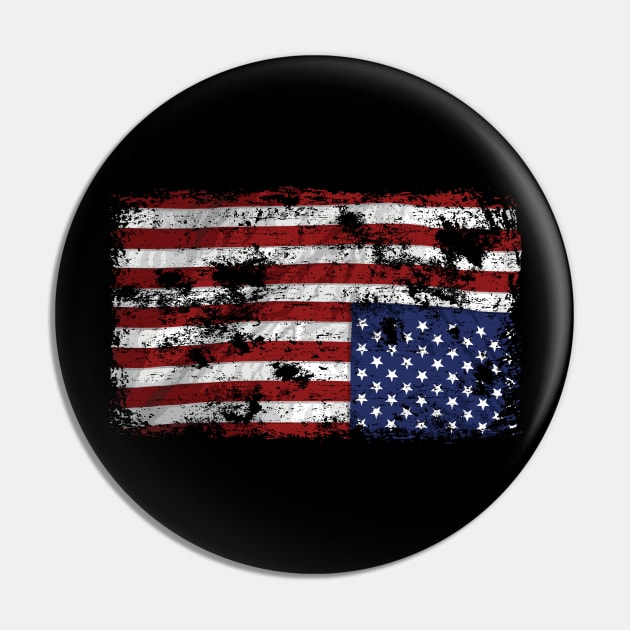 America In Distress - Upside Down United States Flag - Maga - Pin ...