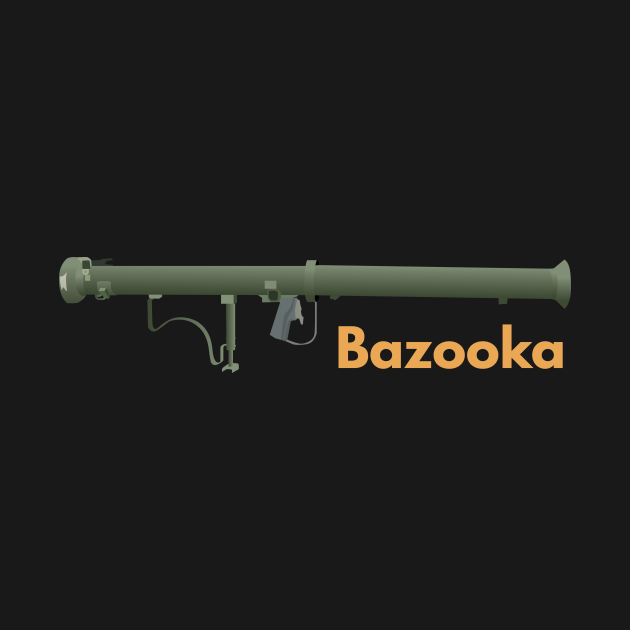 Bazooka Rocket Launcher Weapon - Bazooka - T-Shirt | TeePublic
