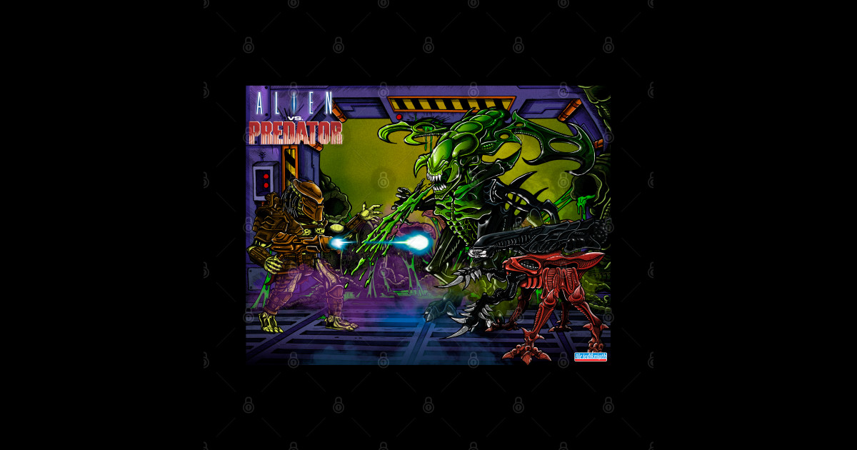 AVP Battle - Alien Vs Predator - Sticker | TeePublic