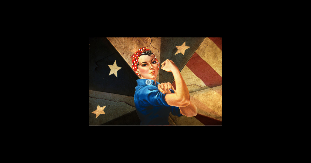 Rosie the Riveter Heroic Pose - Feminism - Sticker | TeePublic