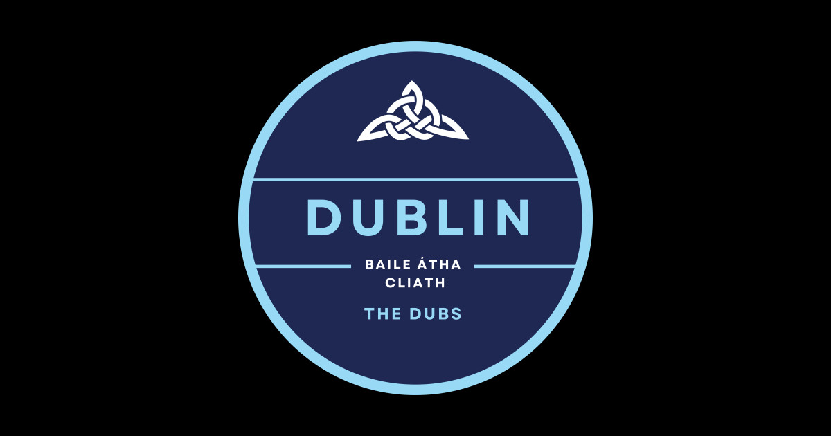 Dublin, County Dublin and GAA Colours - Dublin - Sticker | TeePublic