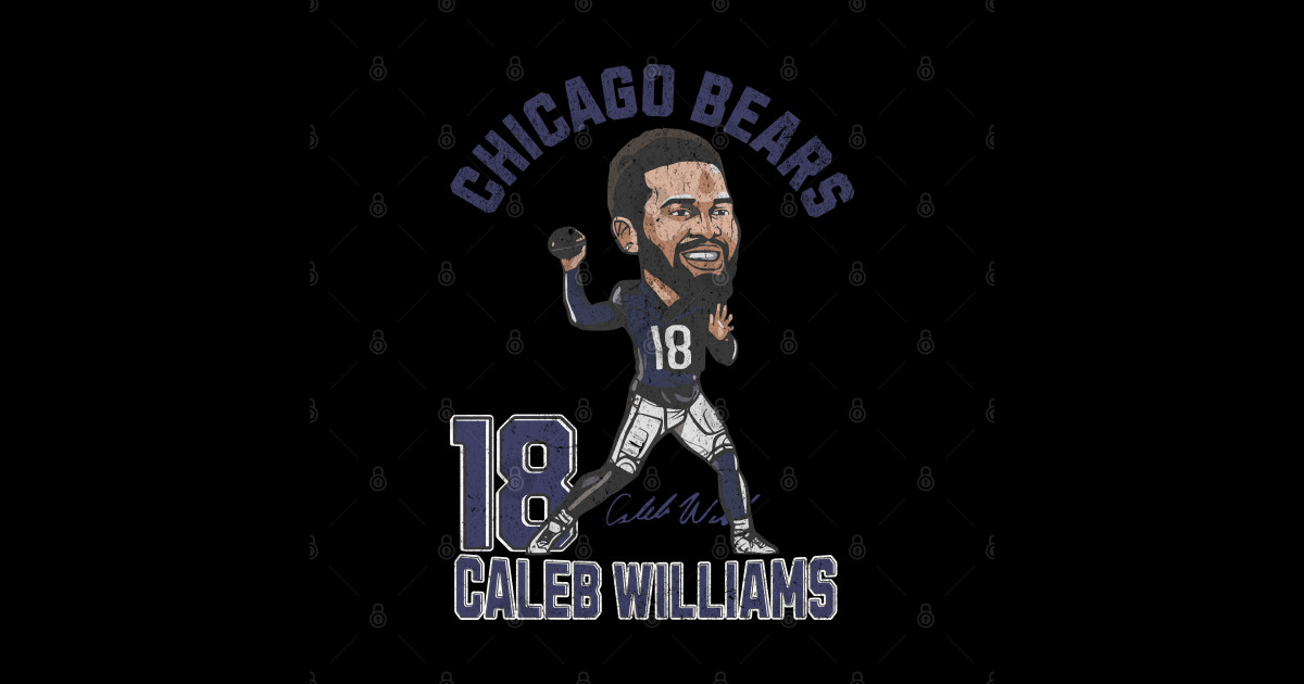 Caleb Williams Cartoon - Caleb Williams - Sticker | TeePublic