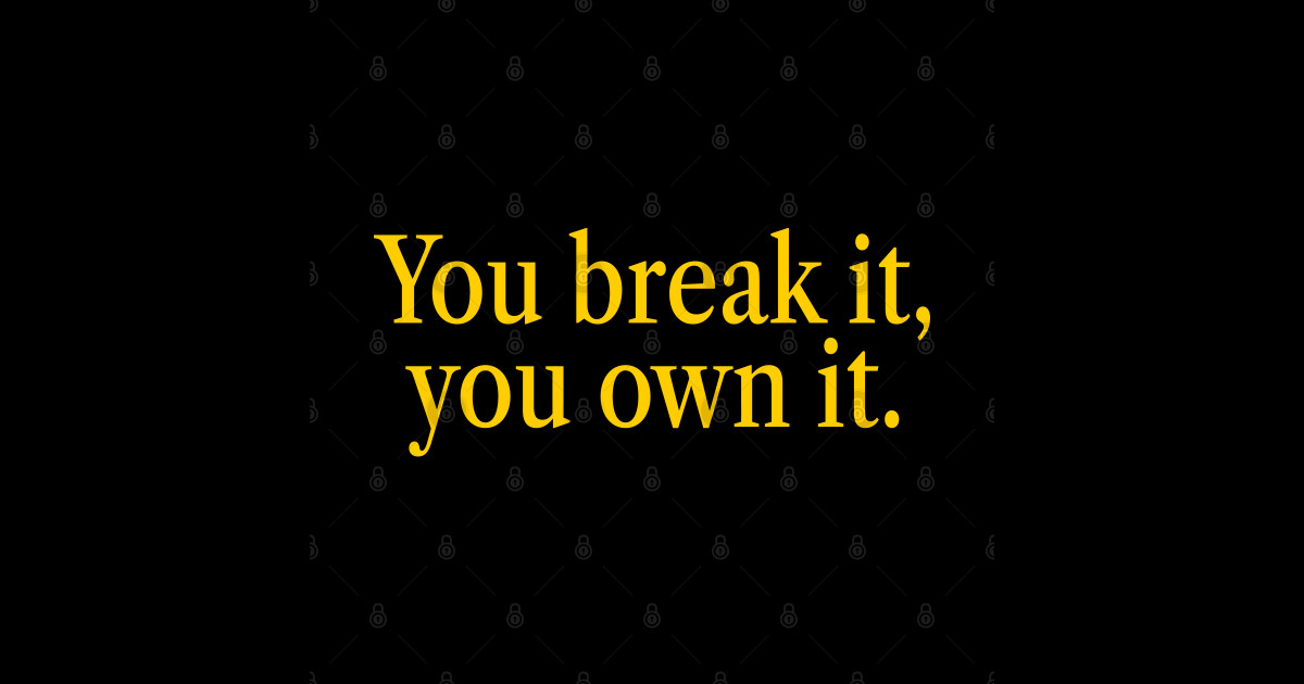 You Break It You Own It Caitlin Clark Ver.3 - You Break It You Own It ...