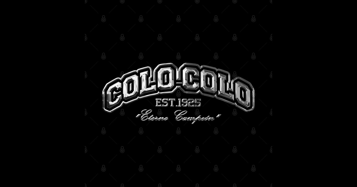 Colo-Colo Chrome Effect - Colo Colo - Sticker | TeePublic