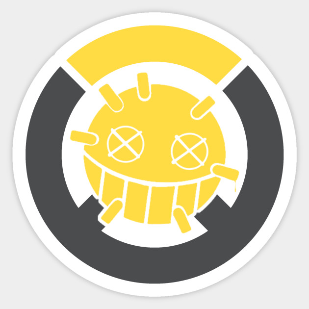Junkrat Overwatch Logo - Overwatch - Sticker | TeePublic