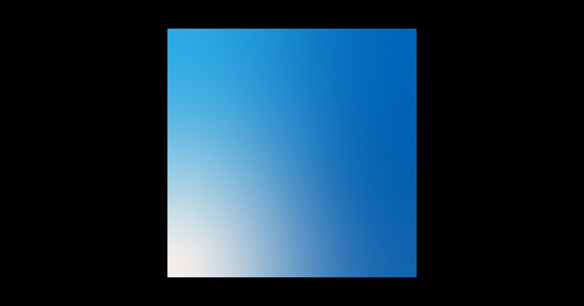 Blue Gradient - Gradient - Sticker | TeePublic