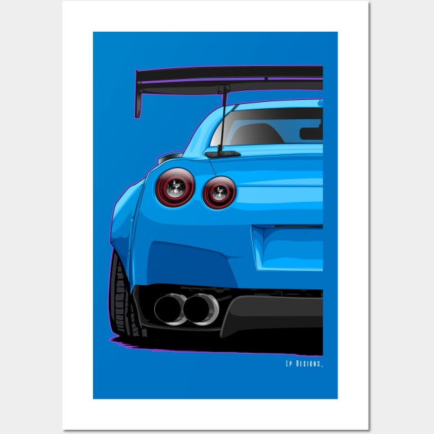 Gt-R R35 - Frame - Gt R R35 Frame - Posters and Art Prints | TeePublic