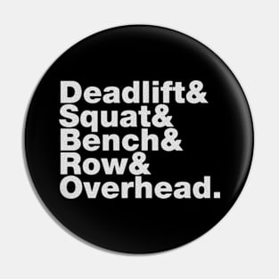 Weightlifting Deadlift Squat Bench Gym Pins and Buttons for Sale ...