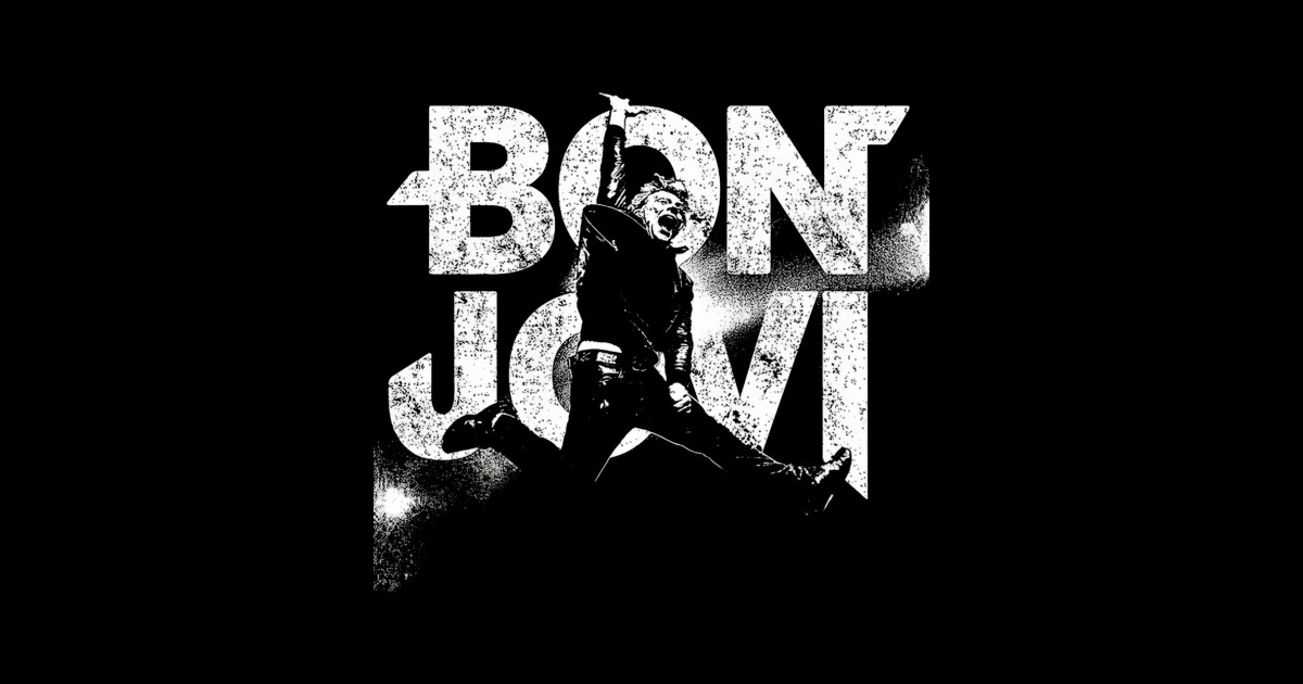 The Bon Jovi Band Retro - Bon Jovi - Sticker | TeePublic