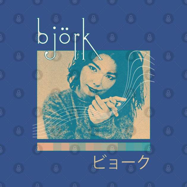 Björk >>>> Aesthetic Fan Art Design - Bjork - T-Shirt Designed & Sold ...