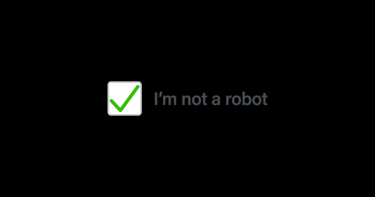 I'm not a robot - (checked version) - Comedy - Sticker | TeePublic