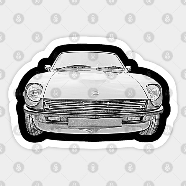 Datsun 260Z 1970s classic car - Datsun - Sticker | TeePublic