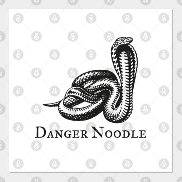 Snake - Danger Noodle - Snake - Posters and Art Prints | TeePublic