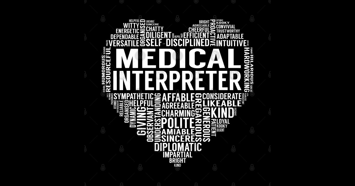 Medical Interpreter Heart - Medical Interpreter - Sticker | TeePublic