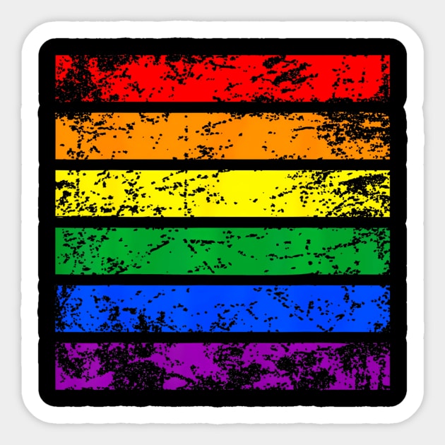 Lgtb Pride Flag - Lgtb Pride Flag - Sticker | TeePublic