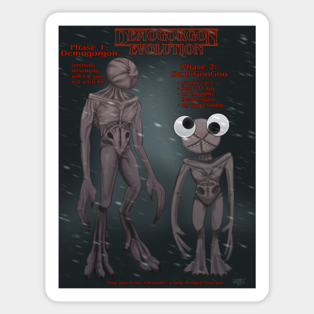 Demogorgon Evolution DemiGooGoo Stranger Things - Stranger Things ...