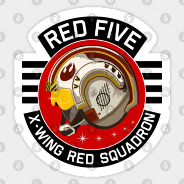 Red Five Standing By - Star Wars - Sticker | TeePublic