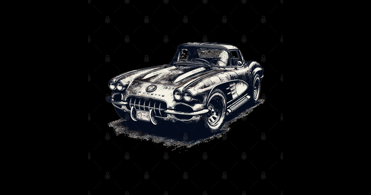 Corvette C1 - Corvette C1 - Sticker | TeePublic