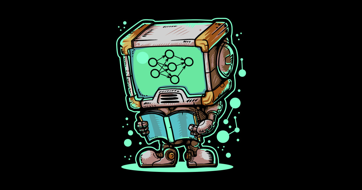 Machine Learning Robot - Machine Learning - Sticker | TeePublic